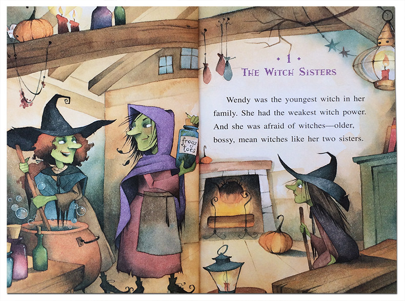 英文原版绘本 I Can Read L 4 The Witch Who Was Afraid of Witches害怕女巫的女巫 2-6岁儿童 ...