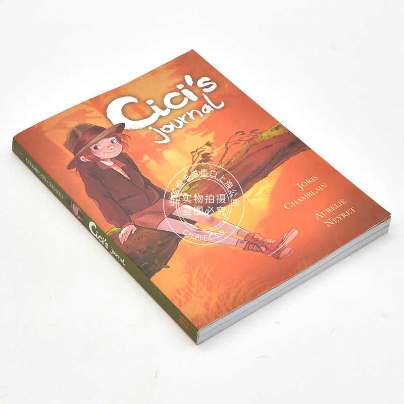 预售茜茜的冒险日记漫画图像小说平装英文原版 Cici\'s Journal Cici\'s Journal系列 8-12岁青少年读物蓝思 ...