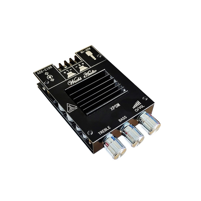 150W*2高低音调节5.0蓝牙音频功放板模块双声道 TDA7498E带散热片_虎窝淘