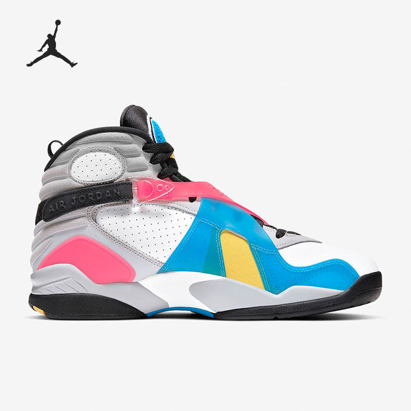 Nike/耐克官方正品Air Jordan 8 AJ8男子运动篮球鞋BQ7666-100_虎窝淘