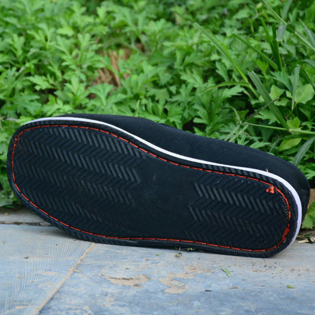 Traditional winter cloth sole plus velvet tire sole cotton shoes for ...