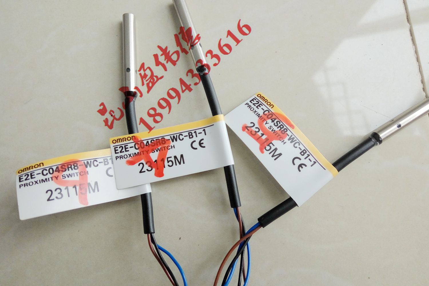 原装正品欧姆龙OMRON刀库接近开关 E2E-C04SR8-WC-B1-1_虎窝淘