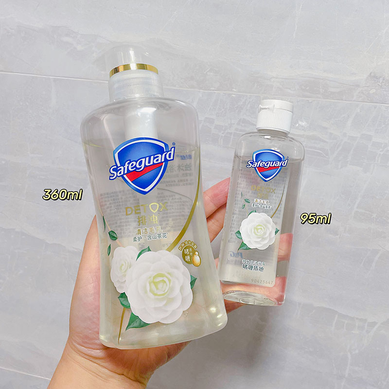 小样来了！舒肤佳山茶花排浊啫喱泡泡沐浴露液便携装95ml持久留香_虎窝淘