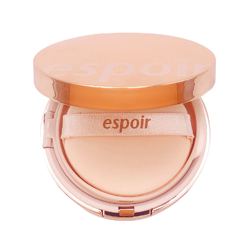 韩国espoir艾丝珀气垫透亮光泽奶油肌保湿遮瑕水润粉底液BB霜养肤_虎窝淘