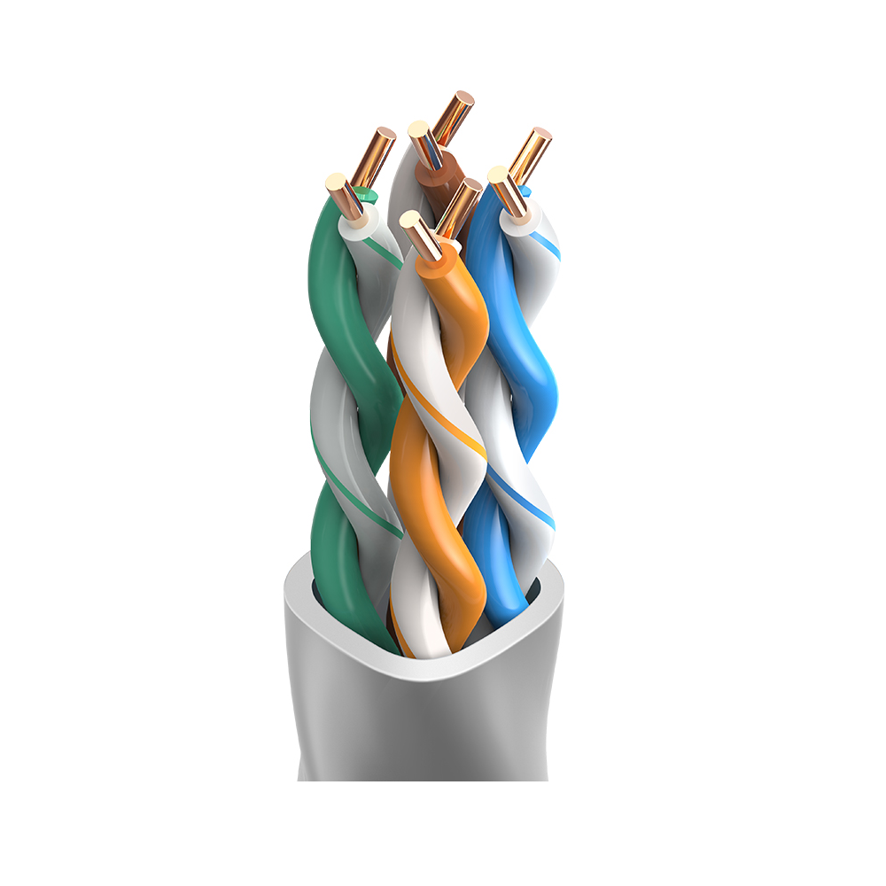 TP-LINK CAT5e超五类非屏蔽网线千兆无氧铜网络综合布线工程100米_虎窝淘