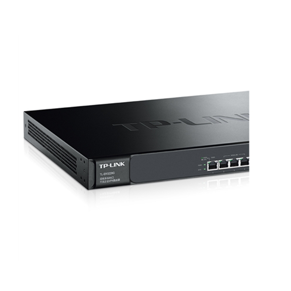 普联TP-LINK TL-ER3229G 多WAN口全千兆有线路由器9口8企业级带宽叠加上网管理审计VLAN多网段AC云远程机架式_虎窝淘