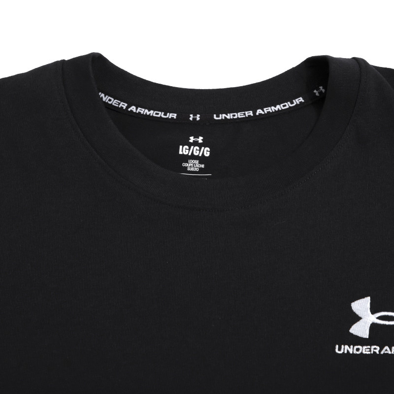 安德玛旗舰店短袖男士秋季新款健身跑步运动服半袖透气T恤1373997_虎窝淘