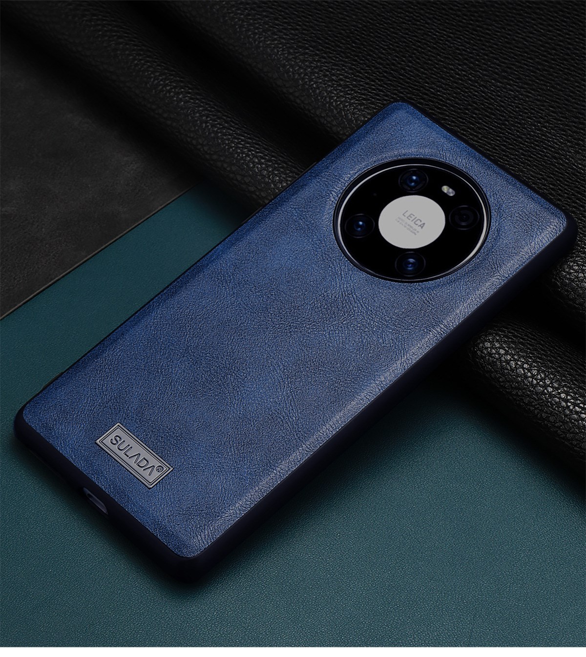 华为mate30 pro手机壳mate50全包p40疯马纹保护套适用mate40皮套