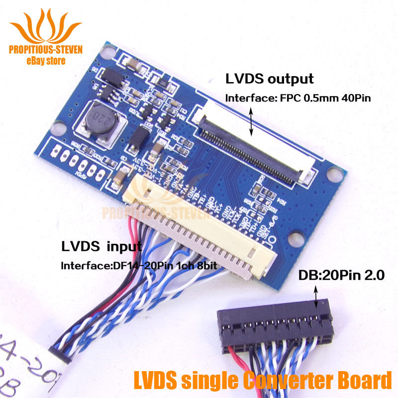 40P转接板 7寸 10.1寸 TTL- LVDS信号 LVDS-TTL转接板液晶屏_虎窝淘