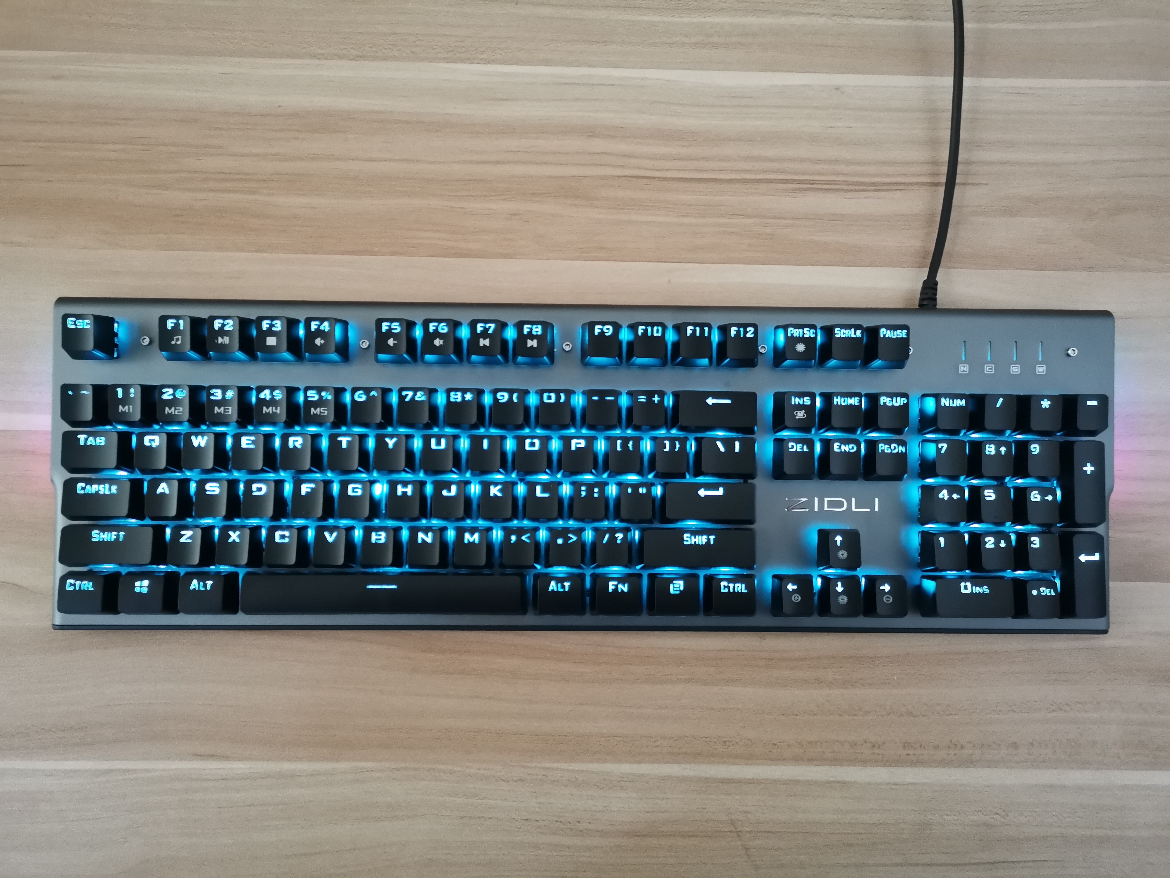 ZIDLI磁动力ZK3专业游戏电竞光轴机械键盘有线USB网吧吃鸡LOL专用