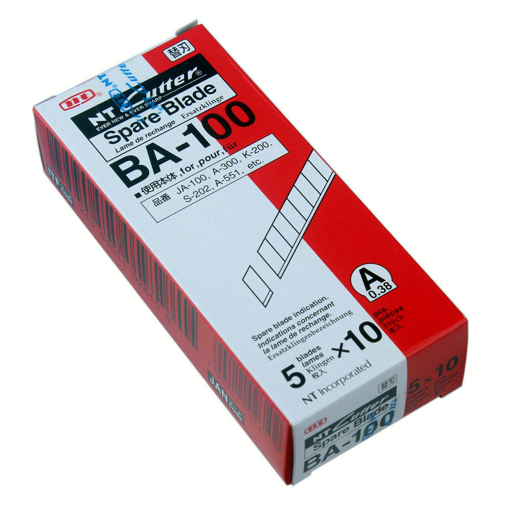 正品NT cutter日本进口BA-100小号美工刀片58度刀尖9mm宽非常锋利_虎窝淘