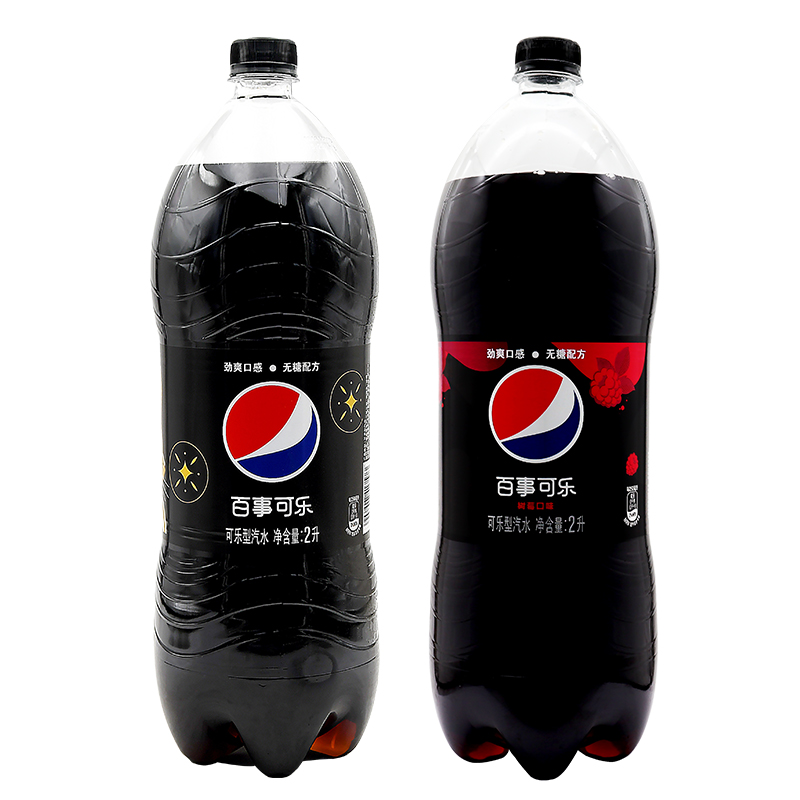 百事可乐出品 2升百事无糖极度大瓶可乐2L*6瓶聚会畅饮_虎窝淘