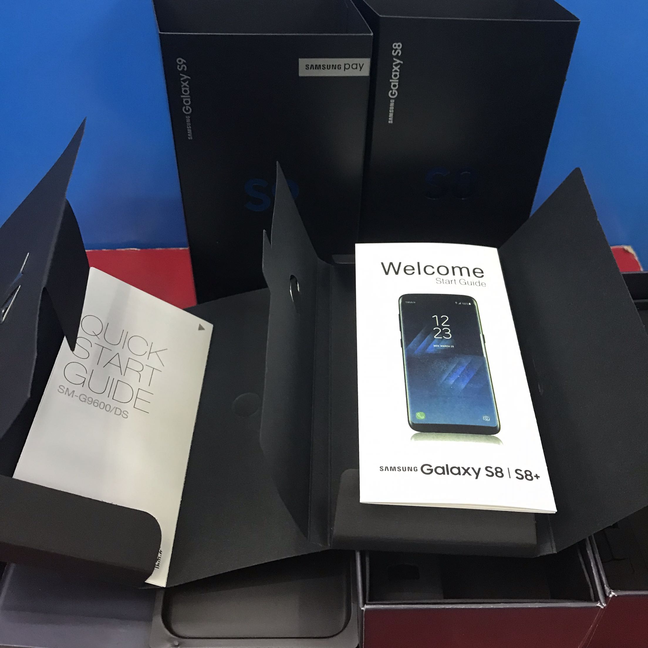 三星S8 S8+ S9 S9+手机包装盒子G9600原装配件全套原装充电器_虎窝淘