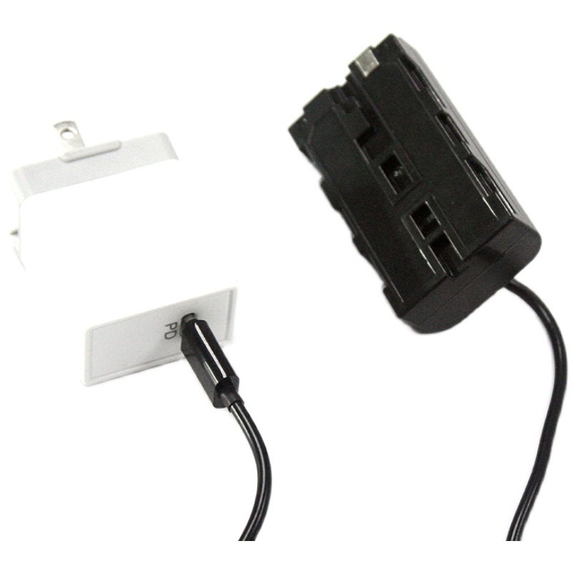 NP-F970假电池盒转TYPE-C适用索尼CCD-TRV68 TRV715 TRV716 TRV7_虎窝淘