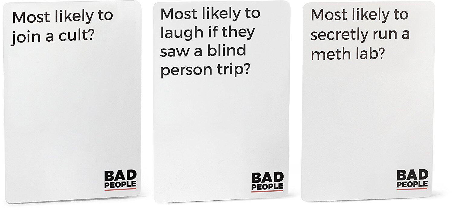 英文版欧美桌游 BAD PEOPLE坏人基础版扩展版卡牌休闲聚会游戏_虎窝淘