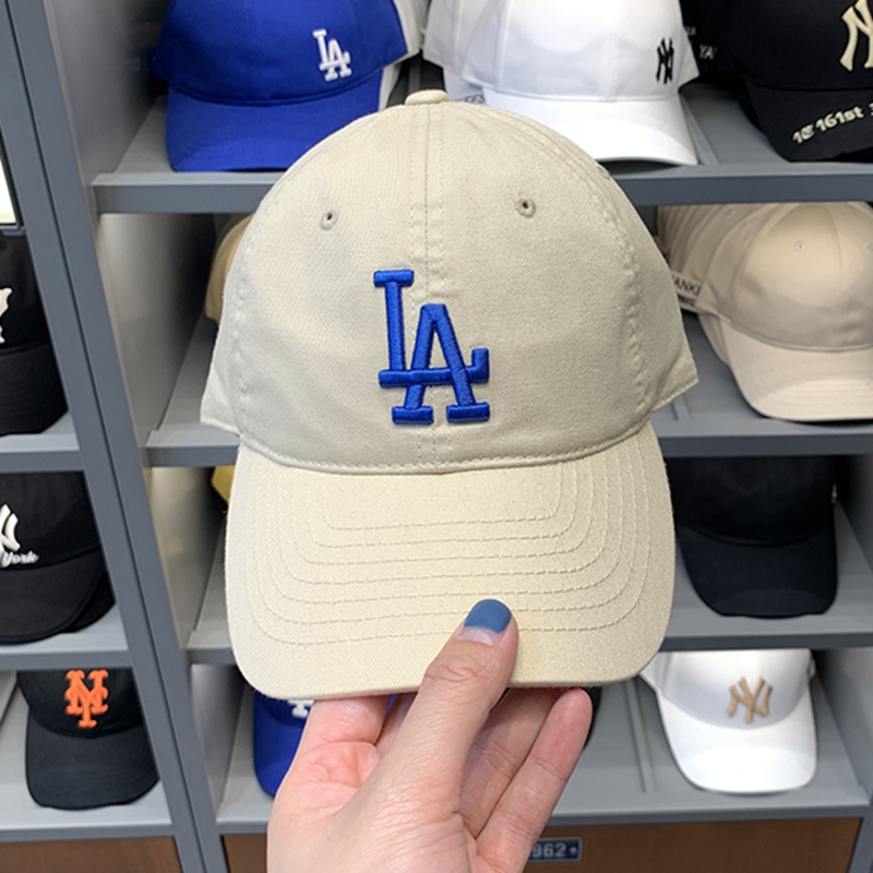 韩国mlb正品大标NY软顶大标洋基队遮阳男女弯檐棒球帽子ins潮CP66_虎窝淘
