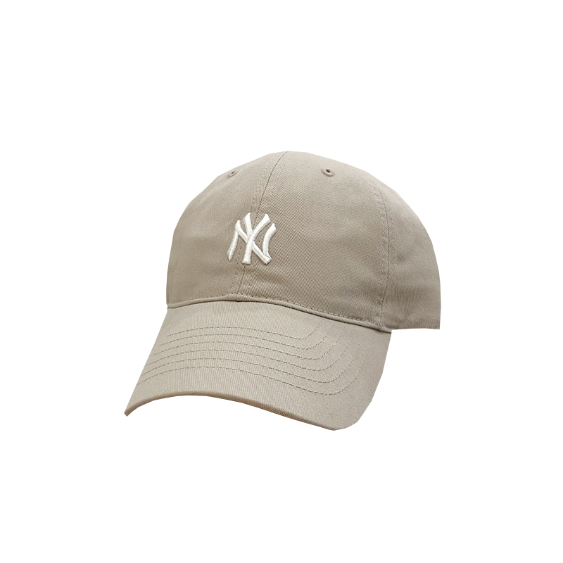 韩国正品MLB棒球帽子洋基米色NY小标软顶男女遮阳鸭舌帽子潮CP77_虎窝淘