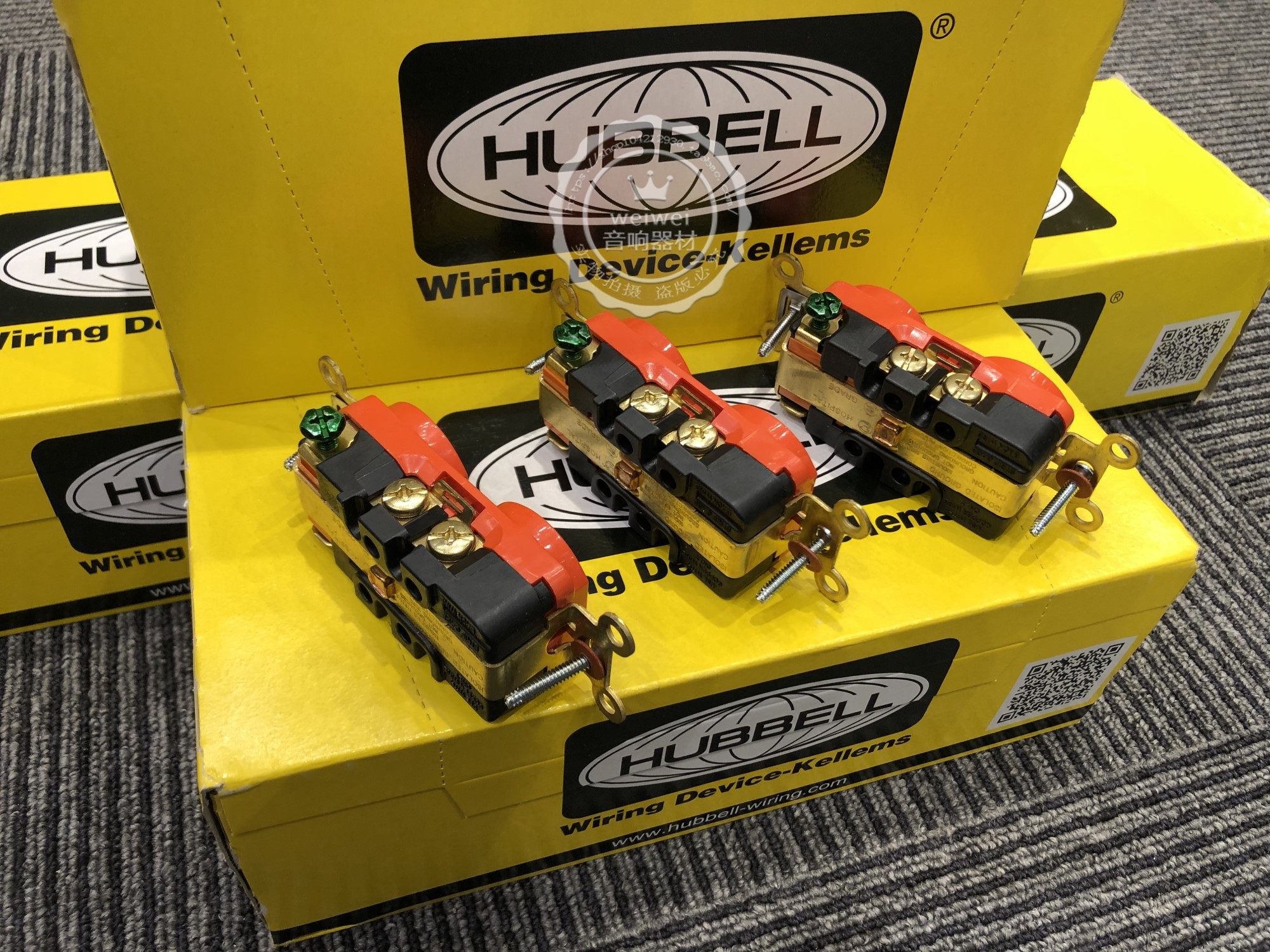 美国原装HUBBELL荷宝 IG8300医疗级电源插座墙插独立接地_虎窝淘