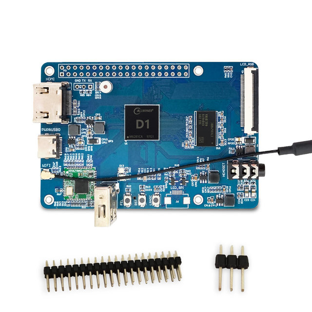 LCPI Allwinner D1/D1s development board 64bit RISC-V Linux SBC supports Tina Debian