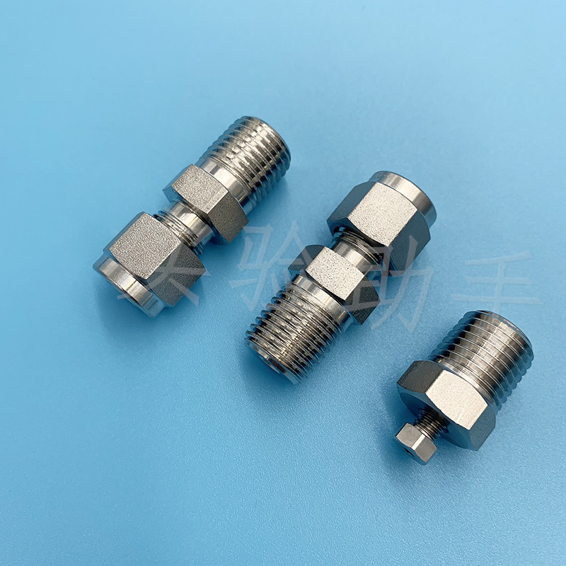 1/4NPT外螺纹转1/4卡套接头316不锈钢减压阀出口转接头3/8NPT外丝_虎窝淘