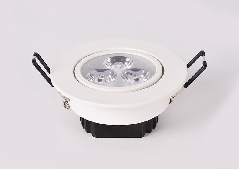 洲明翰源白色led射灯商用12w孔灯工程店铺嵌入式天花灯3瓦开孔_虎窝淘