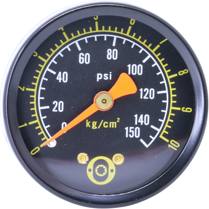 气动压力表Y40/50面板Y40ZT/Y50ZT/Y60ZT轴向气压表0-1Mpa/10KG_虎窝淘