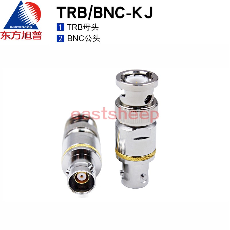 东方旭普射频连接器 TRB/BNC-KJ三同轴BNC母转BNC公 BNC/TRB-JK_虎窝淘