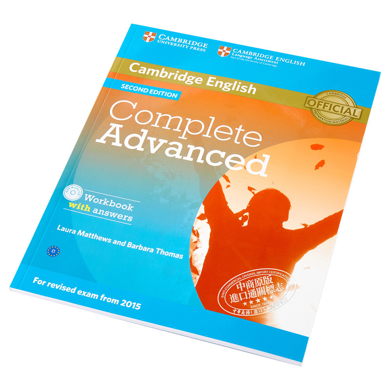 进口英文原版剑桥CAE考试Complete Advanced Workbook with Answers with Audio CD练习册 ...