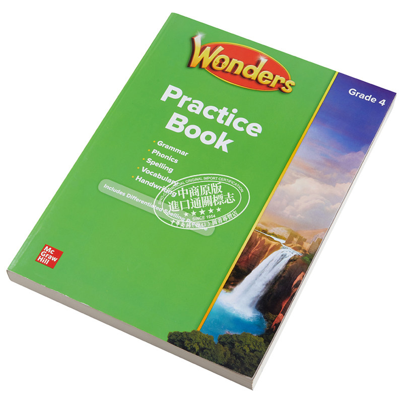美国麦格劳希尔英语教材Wonders Practice Book(BLM) Grade 4奇观练习册（BLM）四年级【中商原版】_虎窝淘