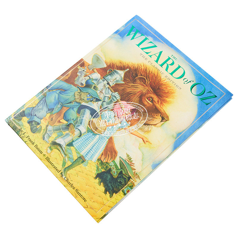 现货 Charles Santore:The Wizard of Oz绿野仙踪(插画版)英文原版精品绘本儿童经典童话 L. Frank ...