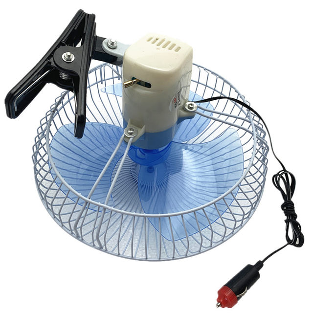 24V truck car car cooling fan top fan with high -power hanging fan 12V ...