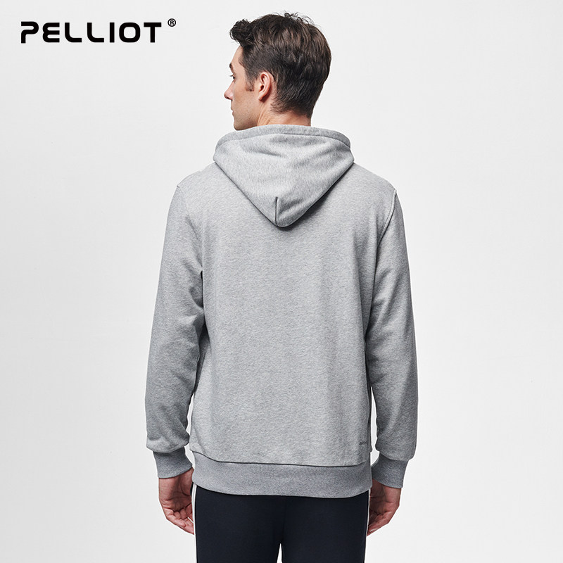 pelliot伯希和运动生活外套套头长袖连帽男运动卫衣11933727_虎窝淘