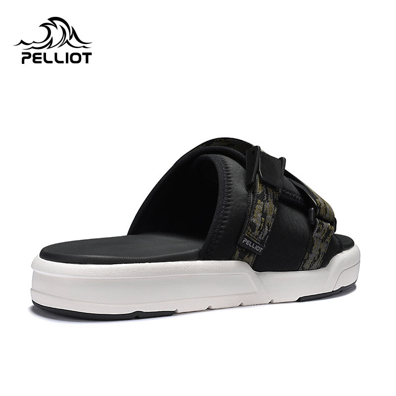 pelliot伯希和凉拖防滑情侣沙滩专柜潜水旅游男沙滩鞋12922112_虎窝淘