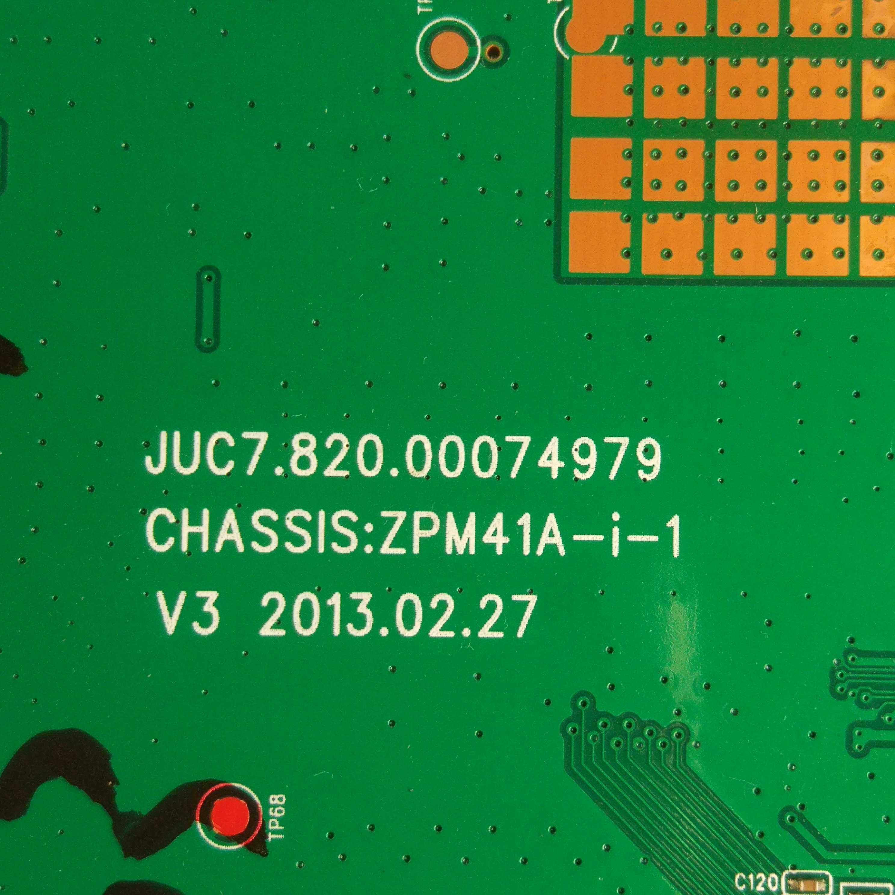 长虹 3D60C4000i 3D60C4300i主板JUC7.820.00074979 S60FH-YB03_虎窝淘