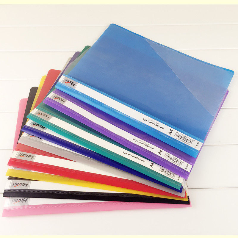 f4 A4透明彩色装订两页夹两孔装订夹文件夹活页夹资料file报告夹_虎窝淘