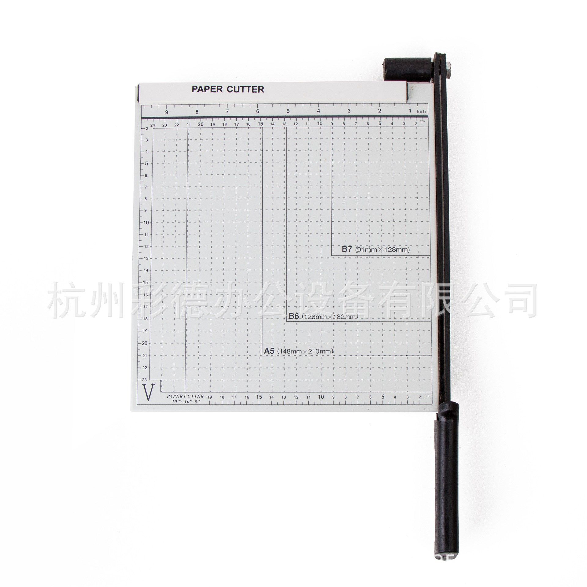 8寸钢质裁纸刀裁相片PVC A5手动切纸机名片制作工具_虎窝淘