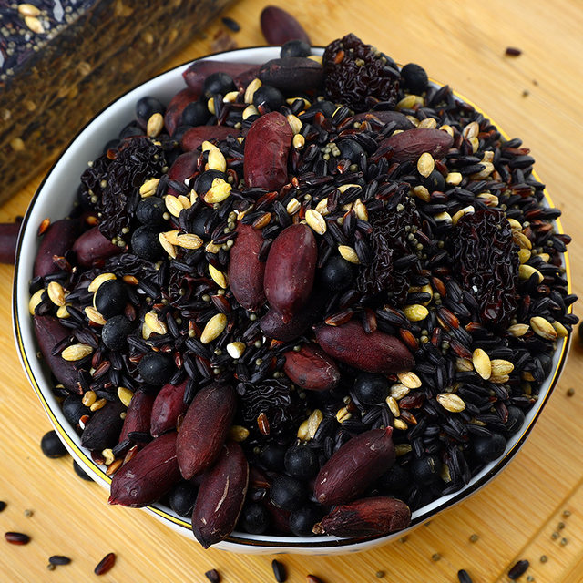 Five black porridge, whole grains, small package breakfast porridge ...