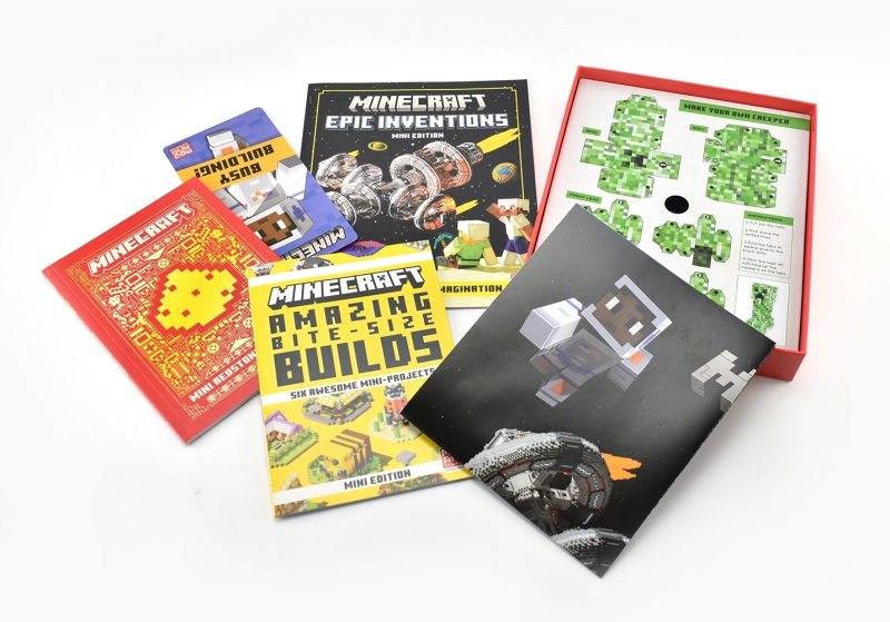 英文原版 Minecraft The Ultimate Creative Explorer's Collection我的世界终极大礼盒官方指南 ...