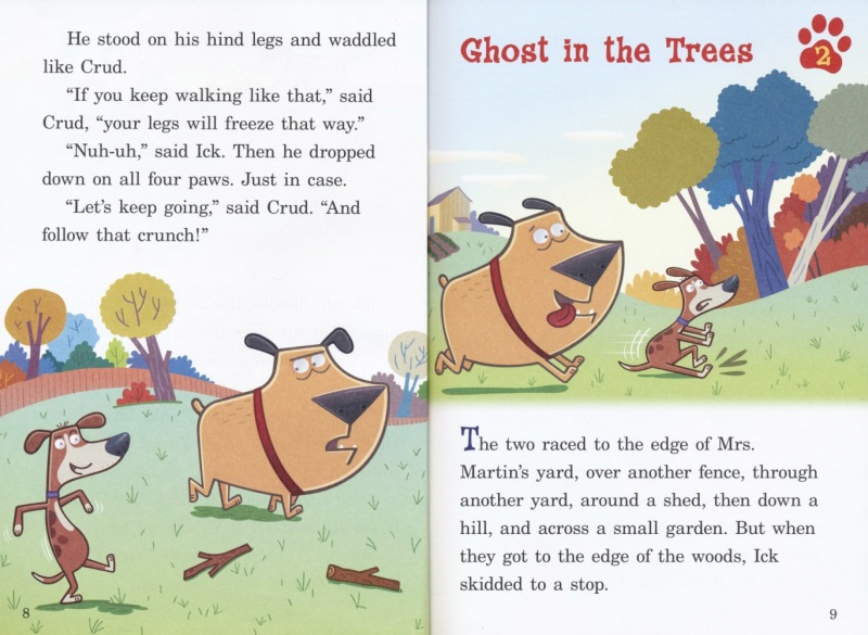 Ick and Crud胖狗和瘦狗7册Ick's Bleh Day Mystery in the Barn学乐爆笑桥梁书初级章节书课外读物 5 ...