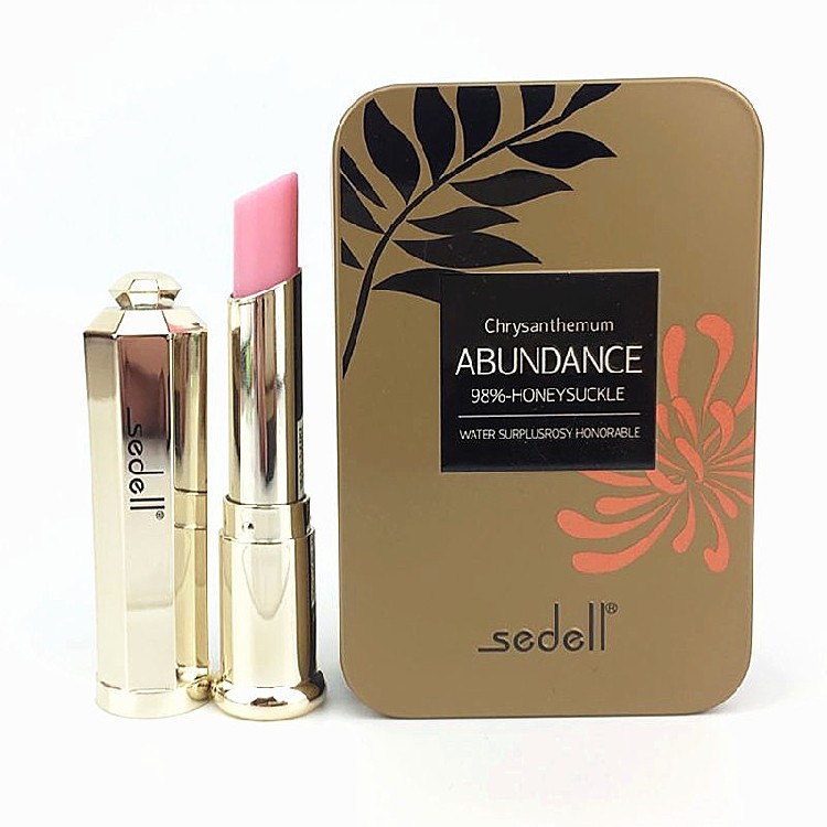 原装sedell诗黛尔金银花植物健康温变色口红粉持久润唇膏保湿孕妇_虎窝淘