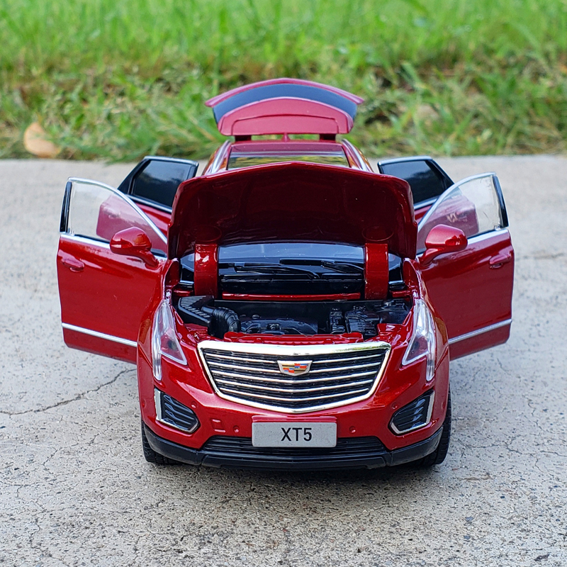 1:32凯迪拉克XT5合金车模SUV越野仿真金属车模摆件声光开门玩具车_虎窝淘