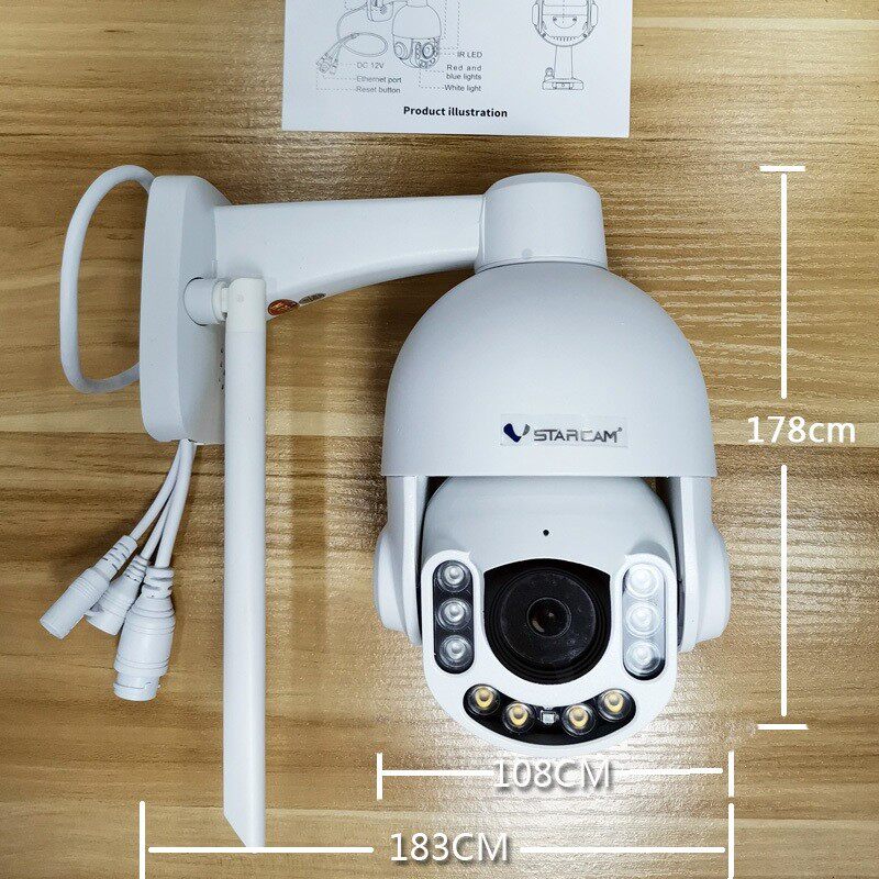 vstarcam CS65X5办公视频监控器wifi网络摄影头香港澳门ipCam境外_虎窝淘