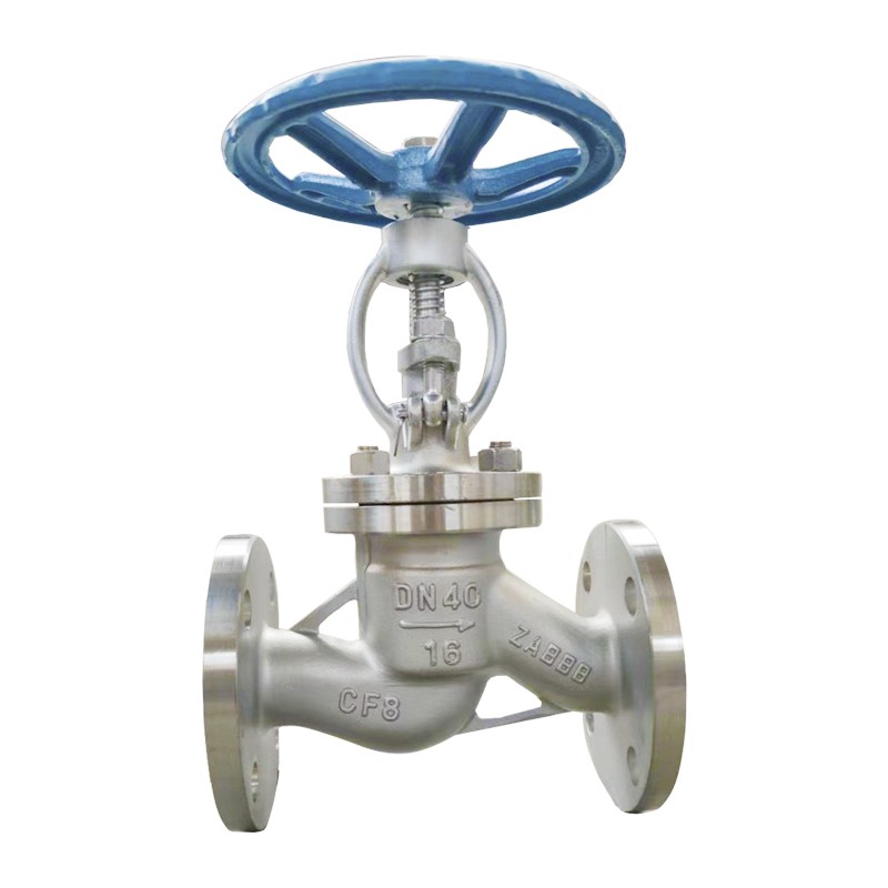 304 316L不锈钢法兰截止阀J41W-16P蒸汽不锈钢截止阀阀门DN40 50_虎窝淘