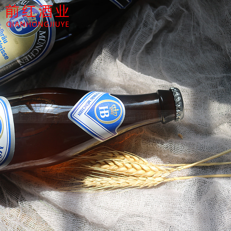 整箱20瓶HB德国慕尼黑皇家小麦啤酒白啤维森白黑啤酒500ml*20瓶_虎窝淘