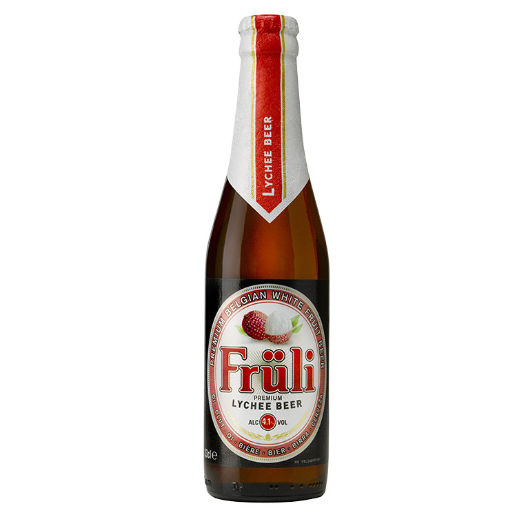 草莓姐妹款比利时Fruli芙力荔枝味啤酒330ml*24瓶精酿果味酒_虎窝淘