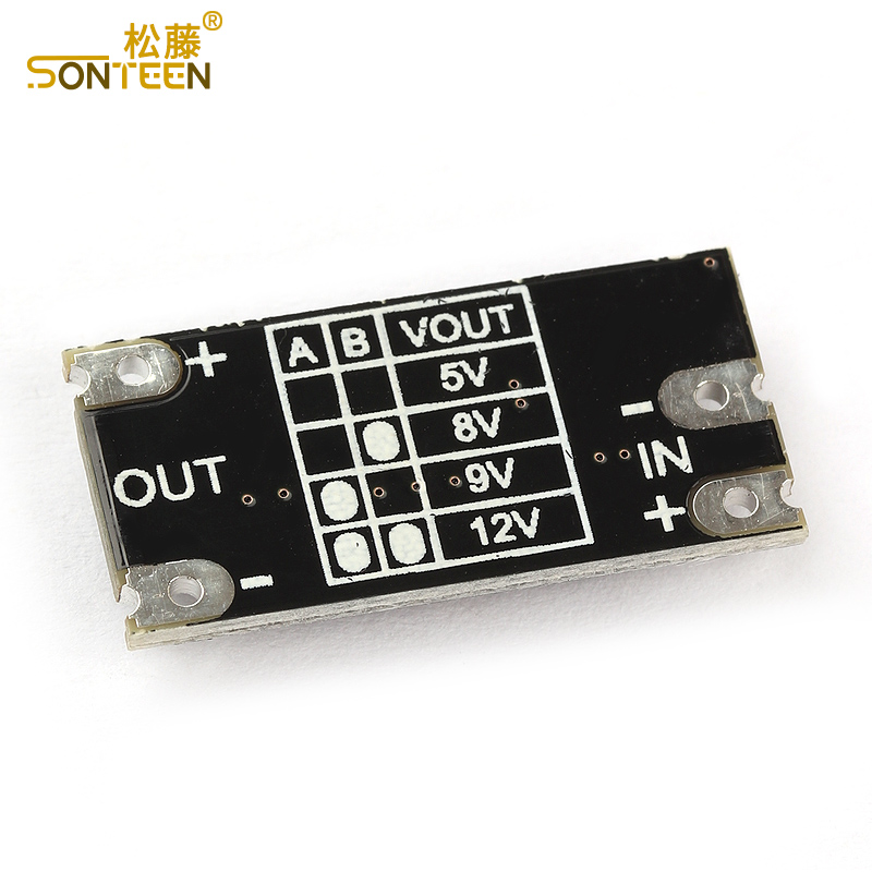 迷你DC-DC升压模块 3.7V转12V支持5V/8V/9V/12V输出锂电池升压_虎窝淘