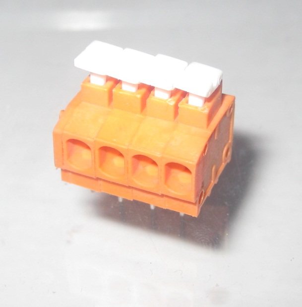 PCB电路板弹簧式免螺丝接线端子3.81灰色KF235 DG235连接器FS1.5_虎窝淘