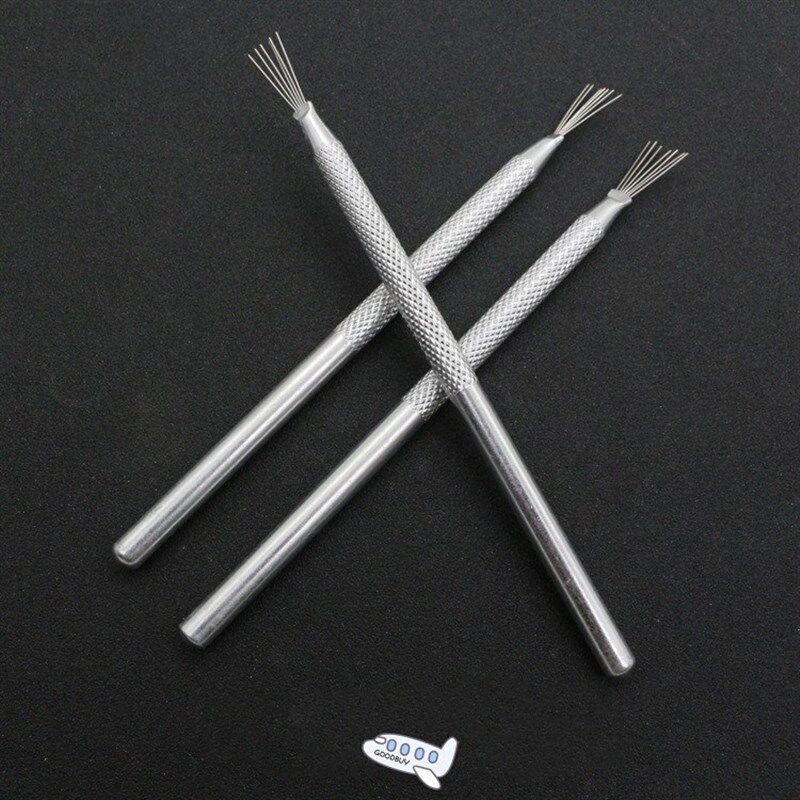 New 7 Pin Feather Wire Texture Ceramics Tools Polymer Clay S_虎窝淘