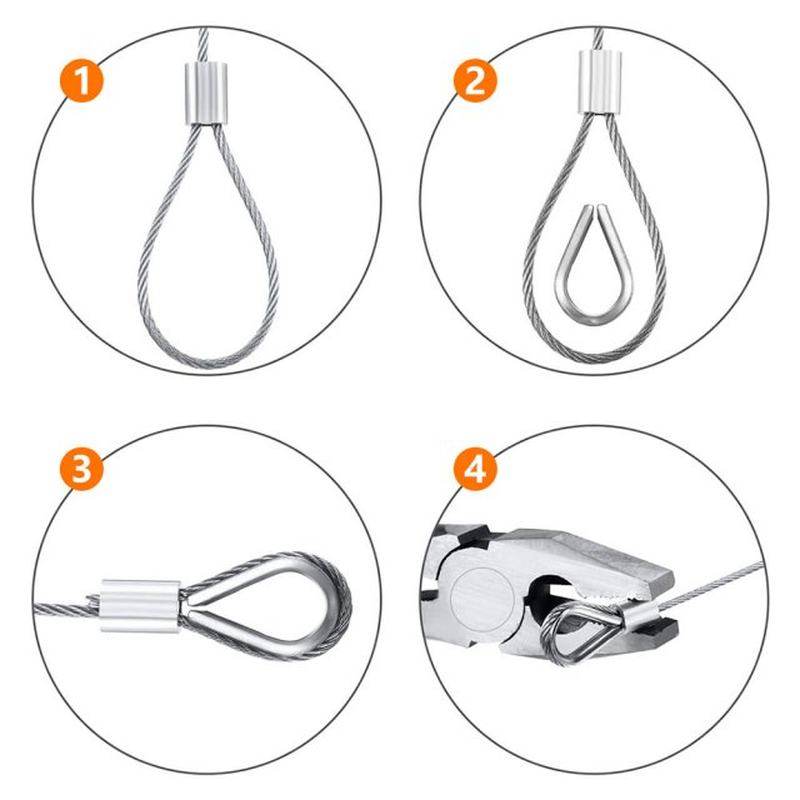 30/15Meter Steel PVC Coated Flexible Wire Rope Soft Cable Tr_虎窝淘