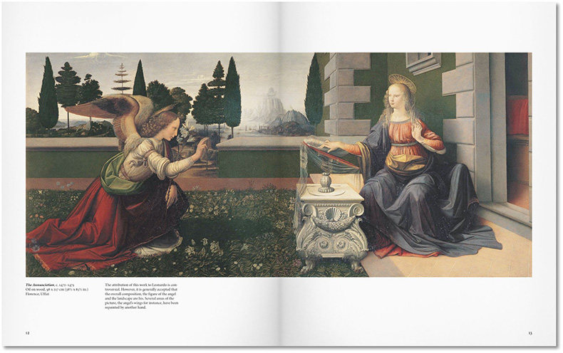 现货英文原版 Leonardo进口艺术莱昂纳多达芬奇文艺复兴三杰佛罗伦萨画派 Taschen Basic Art基础艺术系列_虎窝淘